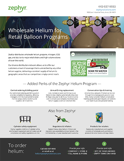 The Economics of Wholesale Helium and Balloon Programs - Zephyr Solutions